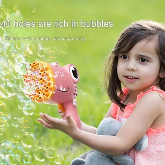 Toys | New 4 Holes Bubble Gun Electric Automatic Soap Rocket Bubble ...